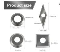 China 100% Tungsten Carbide Round Insert Blades for Woodworking Tools for sale