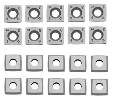 China Tungsten Carbide Woodworking Turning Tools Standard 100% Carbide Inserts Package of 10 PCS for sale