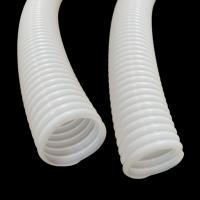 China PTFE Corrugated Hose – Flexible, High-Temperature & Corrosion-Resistant ID 3.3–102 mm | -70°C to +260°C | Milky White for sale