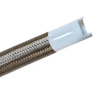 China PTFE Smooth Bore Stainless Steel Braided Hose Corrosion-Resistant, High-Pressure, High & Low Temperature Tubing (ID 6.3–25.4 mm) for sale