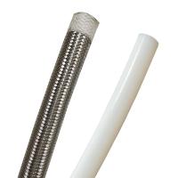 China PTFE Smooth Bore Stainless Steel Braided Hose Corrosion-Resistant, High-Pressure, High & Low Temperature Tubing (ID 6.3–25.4 mm) for sale