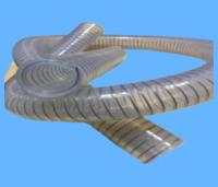 China Food Grade Transparent Platinum Cured Silicone Steel Wire Reinforced Hose with 316L Stainless Steel Wire for Beverage Cosmetics Pharmaceutical Suction and Transfer for sale