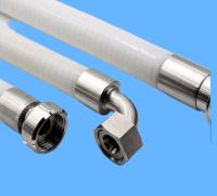 China Food Grade Platinum Cured Double Layer 316 Stainless Steel Wire Reinforced Silicone Hose for High Pressure Vacuum Food Beverage Pharmaceutical Transfer for sale