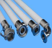 China Food Grade Platinum Cured Double Layer 316 Stainless Steel Wire Reinforced Silicone Hose for High Pressure Vacuum Food Beverage Pharmaceutical Transfer for sale