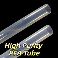 China Clear PFA Tubing for High Purity Reagent, Corrosive Media and Chemical Transfer Applications for sale