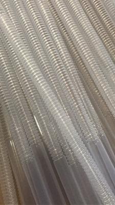 China PFA Corrugated Tubing Flexible Chemical-Resistant Convoluted Tube OD 12.7–19 mm for Semiconductor, Chemical Processing, Pharmaceutical and High-Purity Fluid Transfer for sale