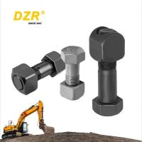 China Smooth Finish Black 208-32-51210 Track Bolt and Nut for Komatzus PC400 Excavator for sale