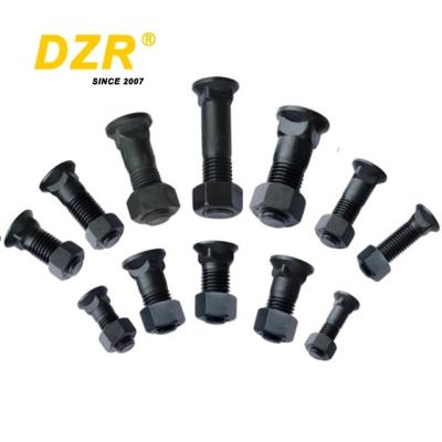 China Smooth Finish Grade 12.9 Plow Bolt and Nut with ISO9001-2000 Certifiion for sale