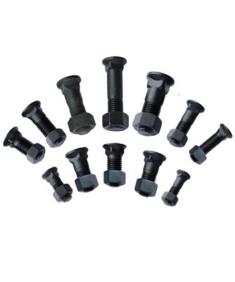 China High Strength Plow Bolt 4F3657 4K0367 Excavator Dozer Nuts and Bolts HRC38-42 Finish for sale