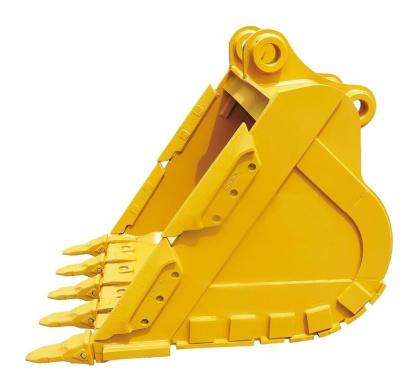 China Q345B Material Excavator Extra Heavy Duty Bucket for EX400/ZAXIS 400 4-8m3 Capacity for sale