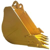 China Q345B/NM360/Hardox500 Excavator Bucket 0.5 cbm Capacity for PC100/PC110/PC120/PC130 for sale