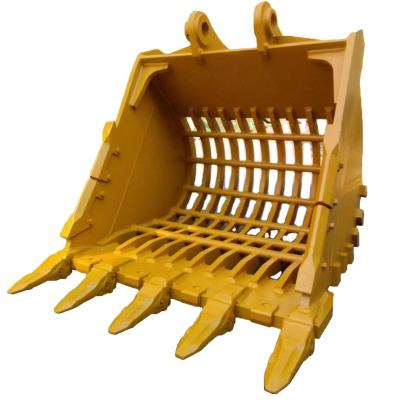 China 0.8m3 Excavator Skeleton Bucket/Screen Bucket for SK120-3 Construction Performance for sale