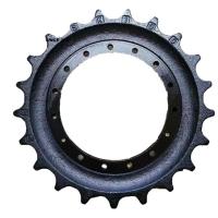 China SK100 Excavator Track Bottom Rollers Chain Link Segment Sprockets Gear Forged or Cast for sale