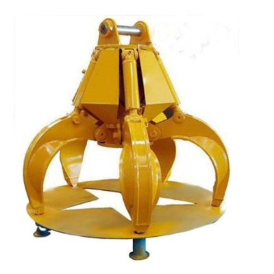 China Universal Tuck Excavator Hydraulic Orange Grapple for Scraping Komatsus' Scrap Needs for sale