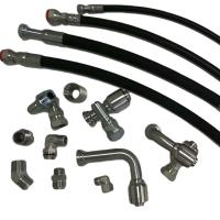 China 9000 Interlock Pipe Excavator Parts Pump Air Clamp Oil Adapter Hose Fitting Sae Flange 90 Degree Elbow For Hydraulic for sale