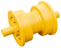 China Black D8R Bottom Roller for Dozer Undercarriage 1969946 D8T D8L D8N Double Flange for sale