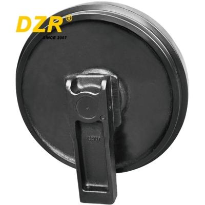 China Surface Hardness HRC52-58 E320C track idler E320DL front idler for excavator for sale