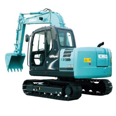 China 6.85 Ton Operating Weight Used SK75 Excavator for Mining Machine and Loader Bulldozers for sale