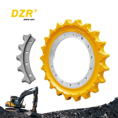 China Shantui Excavator E320 SD22 Chain Sprocket with HRC50-56/HRC52-58 Surface Hardness for sale