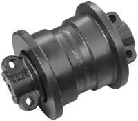 China Hardness HRC53-58 Bulldozer D6R Track Roller Single/Double Flange 50Mn/40Mn2 Material for sale