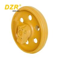 China 3689791 Black/Yellow Excavator Undercarriage Assy Idlers Group Wheel D6H Forging D6R OEM 1901546 Front Idler for sale