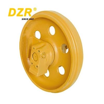 China 3689791 Black/Yellow Excavator Undercarriage Assy Idlers Group Wheel D6H Forging D6R OEM 1901546 Front Idler for sale