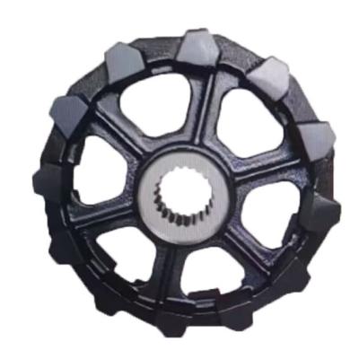 China Yellow or Black Customized Crane Sprocket for LS118 Freight Elevator Chain Block for sale