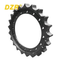 China Customized Yellow or Black PC120-5 Undercarriage Sprocket for EX200-2 Gear Parts for sale