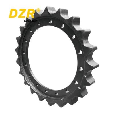 China Customized Yellow or Black PC120-5 Undercarriage Sprocket for EX200-2 Gear Parts for sale