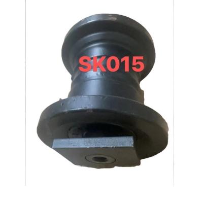 China SK015 Mini Excavator Lower Track Roller in Black/Yellow Technique Casting/Forging for sale