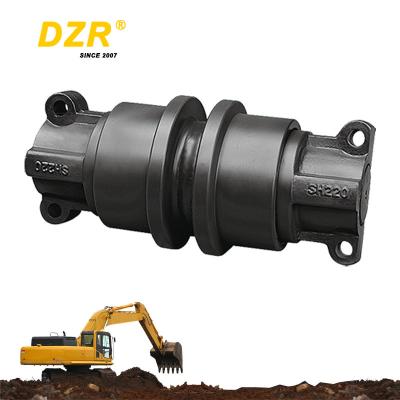 China SH200 HRC53-57 Excavator Track Roller ForHeavy Construction Equipment Part No CR6088/CR6089 for sale