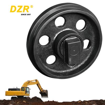 China JM02 HRC53-57 Cast Excavator Front Idler For Original Manufacturer for sale