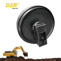 China JS200 HRC53-57 Black Excavator Front Idler For  Factory Manufacturing for sale