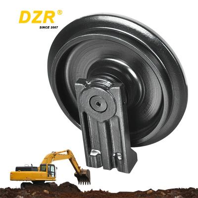 China U15 HRC53-57 40Mn Excavator Front Idler For Underside Assembly Parts for sale
