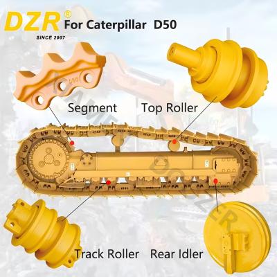 China Whole Undercarriage Set For  D50 All Series Top Track Roller Idler Sprocket Segment  For Undercarriage Spare Parts for sale