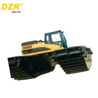 China 80-300 Ton Amphibious Excavator Dredger with Floating Pontoon for sale