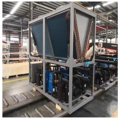 China 19.5KW Hybrid Air Source Heat Pump Dormitories Commercial Geothermal Heat Pump for sale