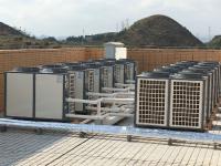 China Hotel Air Energy Heat Pump Water Heater Circulating Pump Condenser And Evaporator for sale