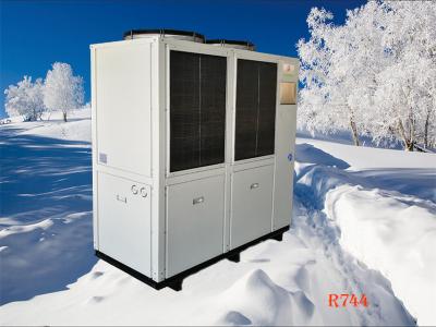 China CO2 Cascade AC Inverter Heat Pump Integral Low Temperature 45Kw for sale