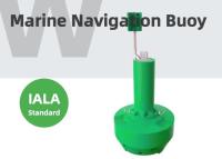 China Navigation AIS Light Special Mark Buoy 1200mm Diameter with IALA Compliant Colors and Stainless Steel Mooring for sale