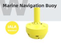 China Navigation AIS Light Special Mark Buoy 1200mm Diameter with IALA Compliant Colors and Stainless Steel Mooring for sale