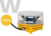China OM2K-B Medium Intensity Aviation Obstruction Light - 2500cd Peak Intensity, IP68 Rated for Towers and Buildings for sale