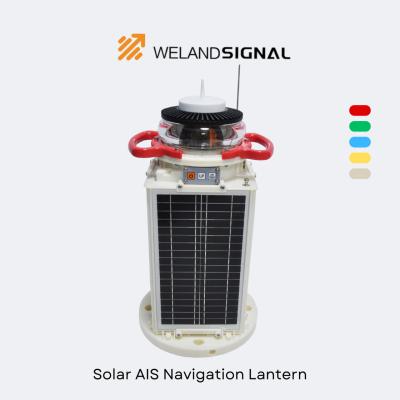 China AIS60 IP68 Solar Powered AIS Marine Navigation Light GPS BeiDou 6nm for sale