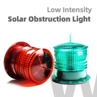China FAA L-810 Solar Obstruction Light with 5000mAh Battery and IP68 Rating for Aviation Safety for sale