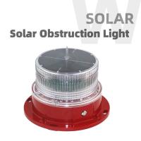 China FAA ICAO Solar GPS Aircraft Warning Light with 2W Solar Panel and 3.7V 8.8AH Battery for Synchronous Flashing for sale