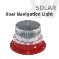 China Solar Powered Marine Navigation Lights 3-4nm Visibility with 2W Panel and IP68 Rating for Boats and Docks for sale