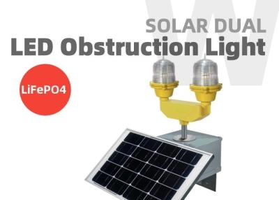 China Medium Intensity Double Obstruction Light with GPS Sync, IP67 Rating, -45℃ to 70℃ Temperature Range for sale