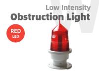 China GZ155 220V Red Flashing LED Obstruction Light with IP67 Rating and -45℃ to 70℃ Temperature Range for Tower Safety for sale
