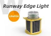 China WLS-202 Solar LED Runway Edge Light 200-1500cd IP68 FAA ICAO Certified 250 Hour Operation for sale