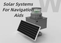China Premium Sleeker Aesthetics Mono Solar Panel For Solar LED Navigation Aids System for sale
